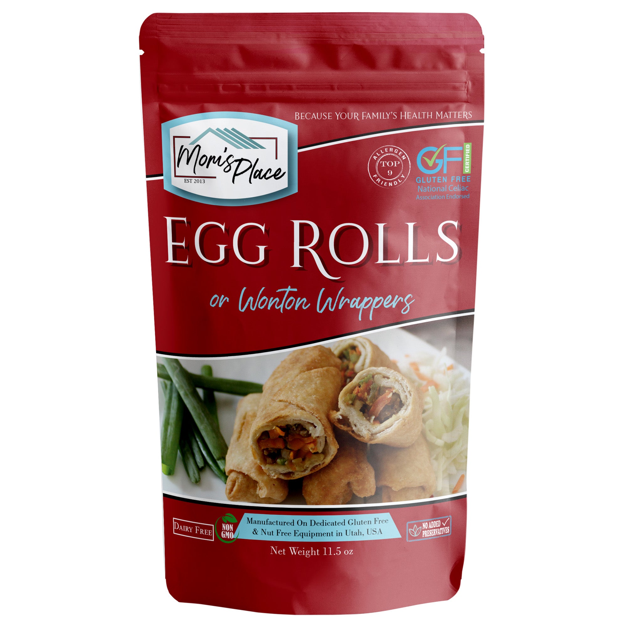 Gluten-Free Egg Rolls & Wonton Wrappers